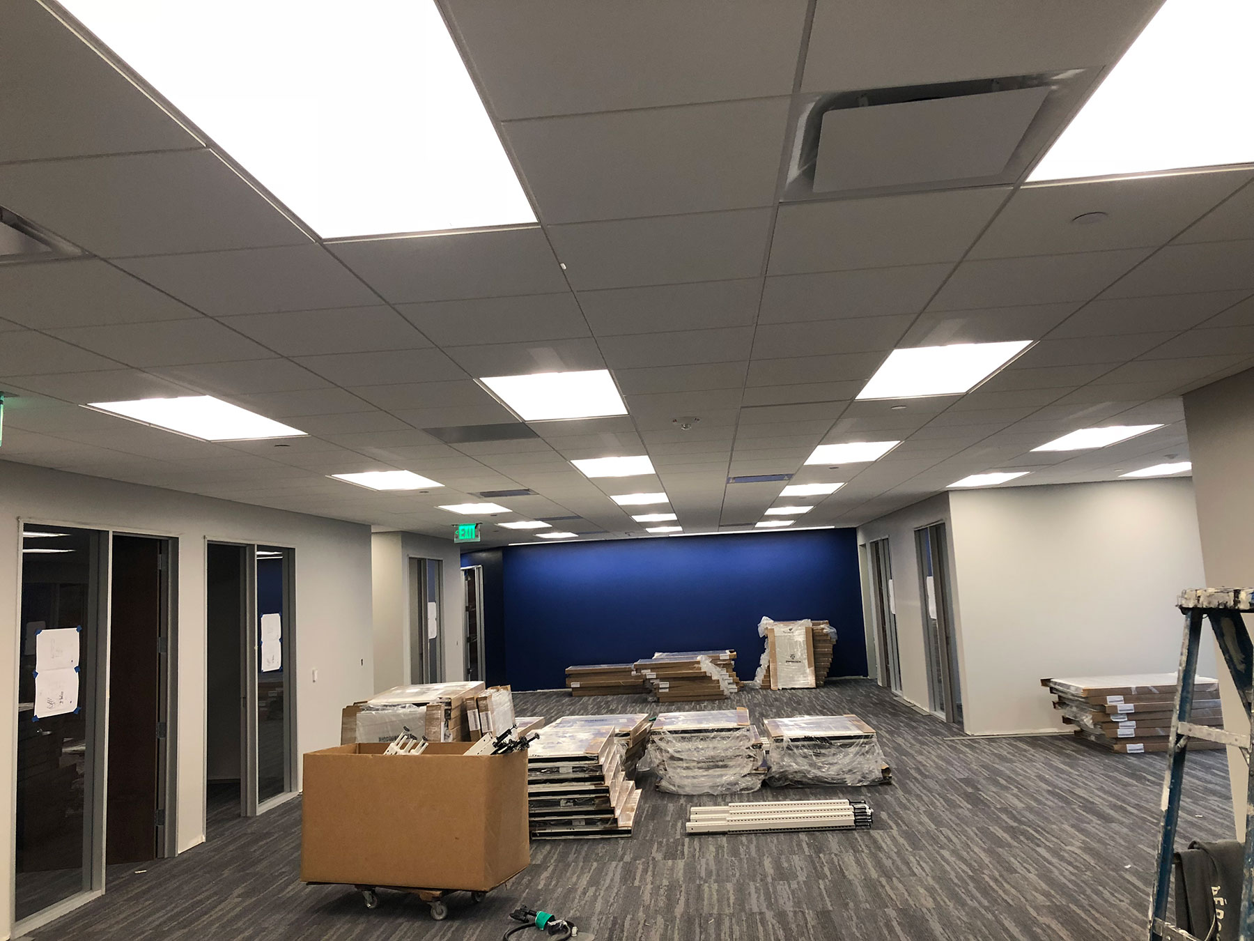 Suspended acoustical ceilings – IUI of NC